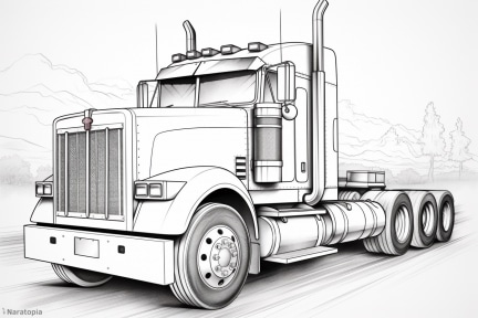 Vehicles - Coloring Pages - Naratopia